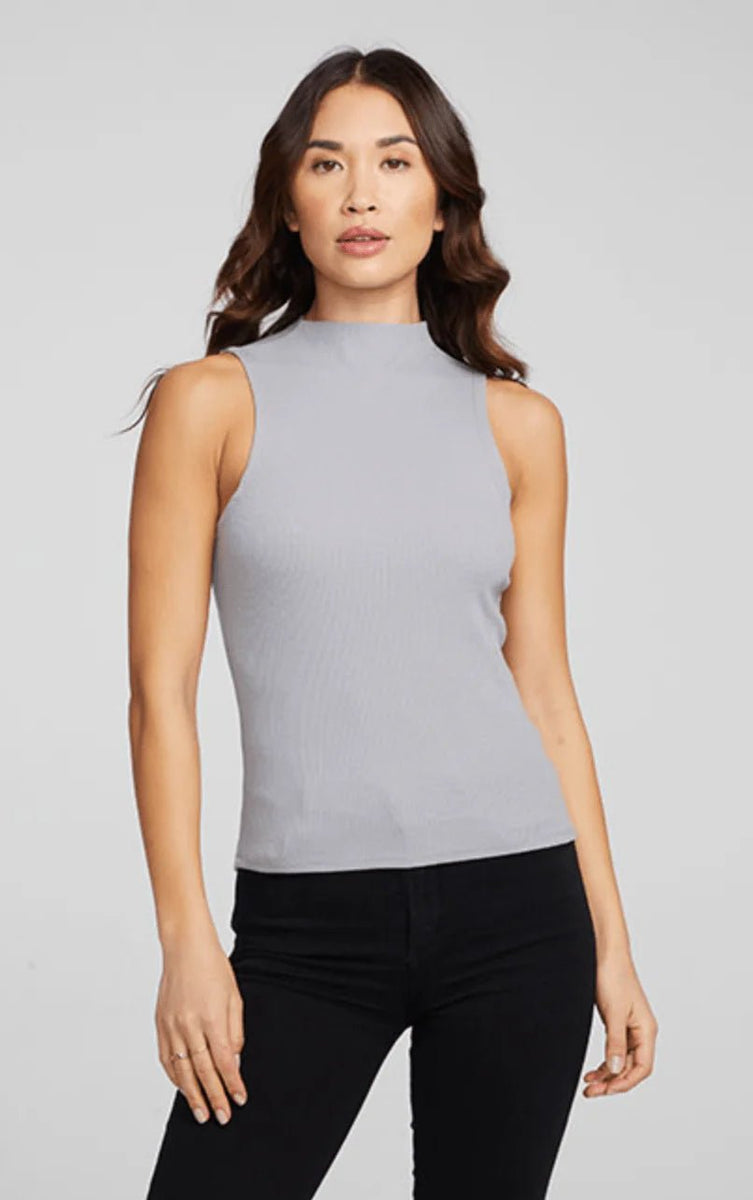 Chaser Fox High Neck Tank Top | Endless Waves